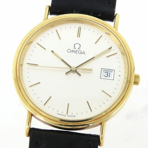 OMEGA Deville Classic 7910.31 Silver Dial K18YG 750 Pre-owned Watch | eBay
