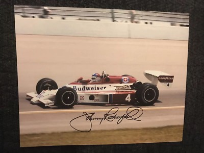 Johnny Rutherford Signed Indy 500 Indianapolis 8 X 10 Photo Autographed ...