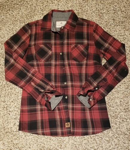 Legendary Whitetails Women's Small Long Sleeve Shirt, Red | eBay