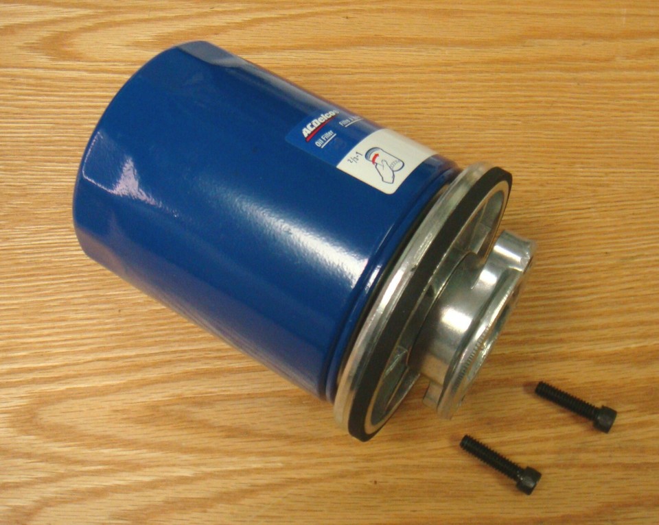 1956 1957 58-67 CHEVY V-8 SPIN ON OIL FILTER CONVERSION KIT including ...
