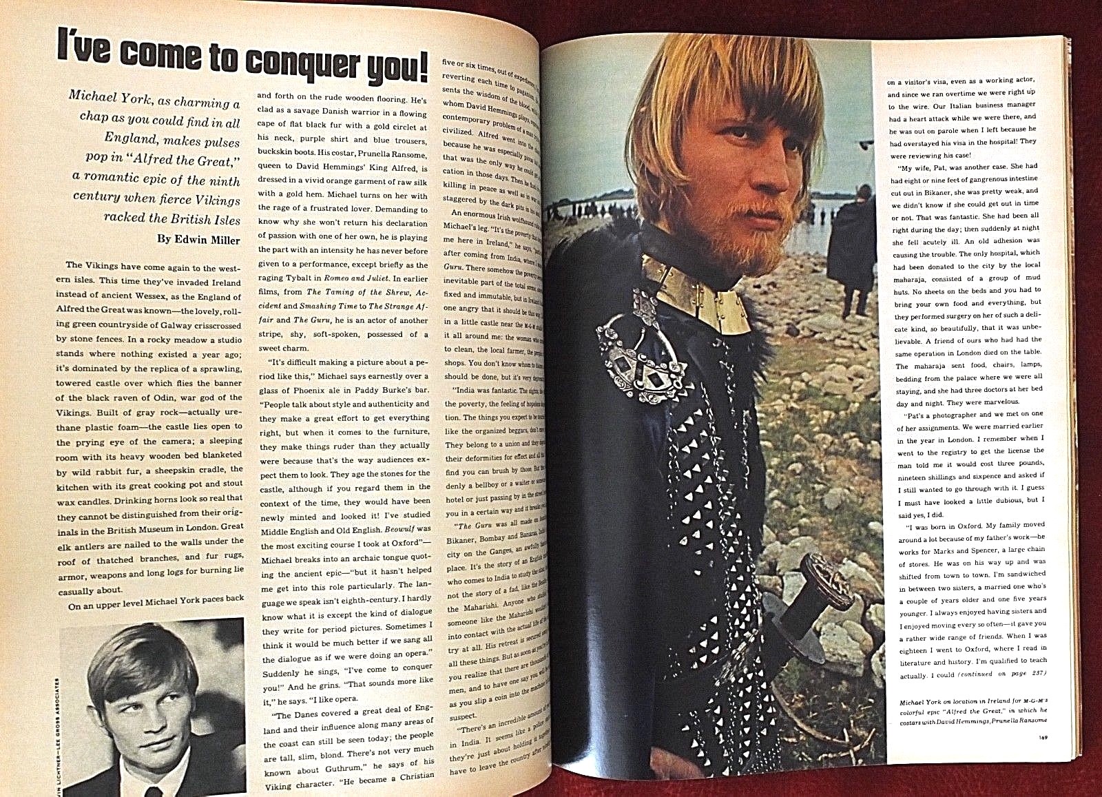 Seventeen Magazine ~ April 1969 ~ Lucy Angle Michael York Summer ...