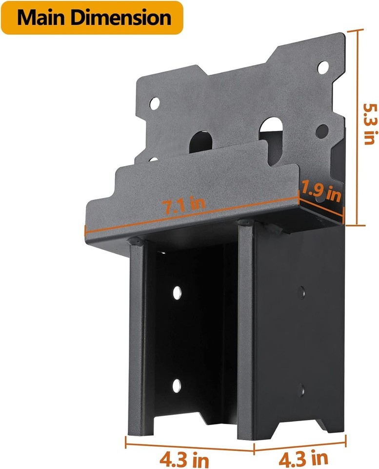 Deer Stand Bracket,4X4 Brackets Deer Stand Powder Coated Elevator ...