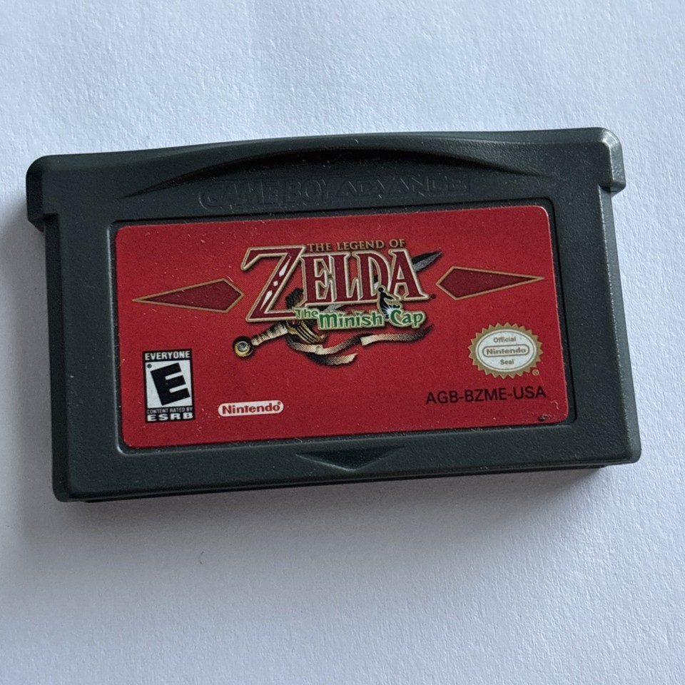 Legend Zelda Minish Cap GBA Nintendo Game Boy Advance Gameboy Authentic ...