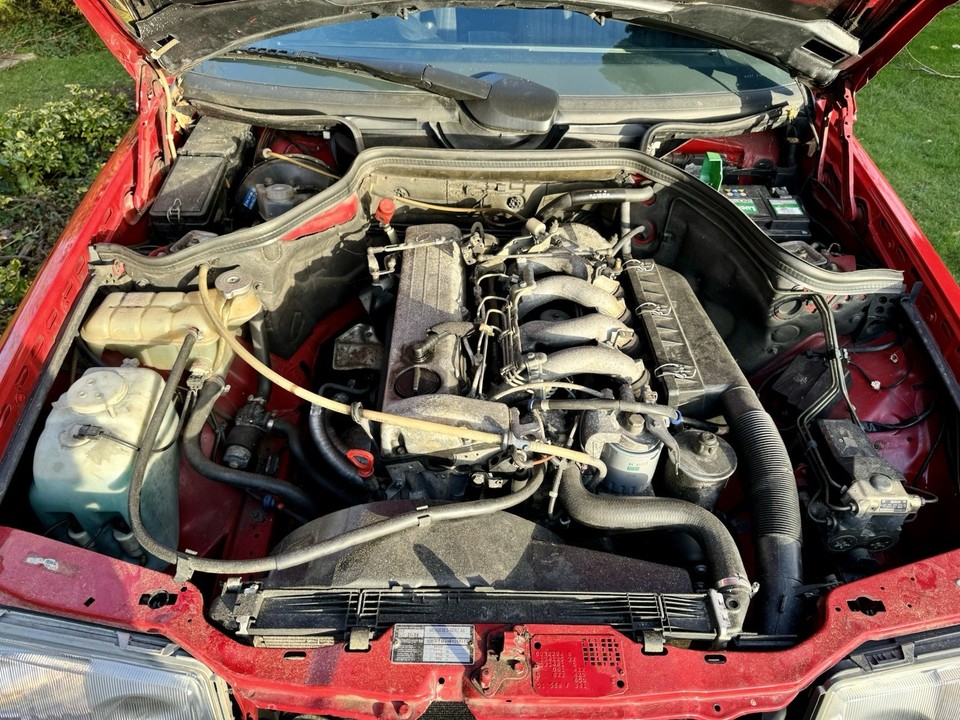 Mercedes W124 250d Automatic Diesel - Signal Red - 73k miles | eBay UK