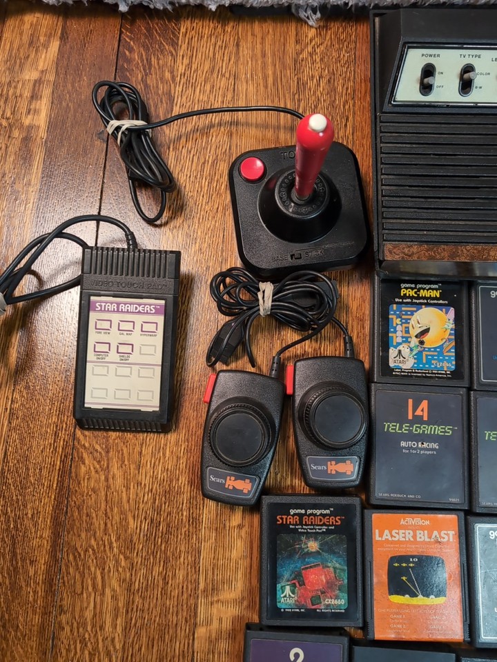 Atari 2600 Sears Tele Games 6 Switch Console Joystick 27 Games Tested ...