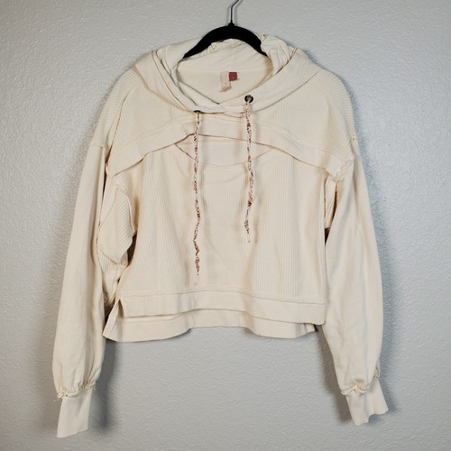 Anthropologie Pilcro Hoodie Womens Small Sweatshirt Pullover Open Front ...