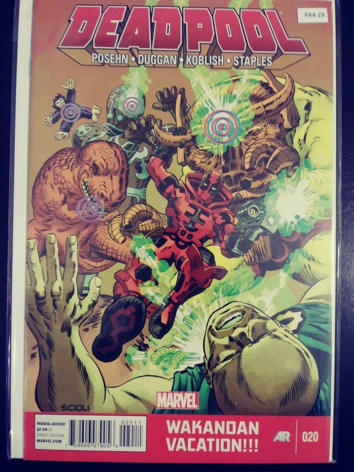 Deadpool vol.3 #20 2014 High Grade 9.4 Marvel Comic Book PA4-29 | eBay