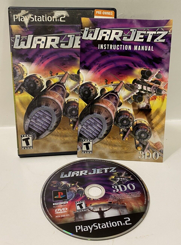 WarJetz (Sony PlayStation 2, 2001) PS2 Complete CIB Tested/Working War ...