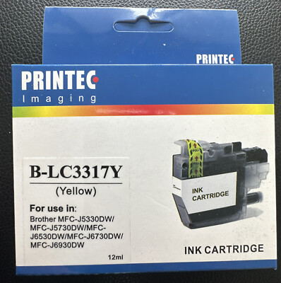 PRINTEC LC-3317Y High Yield of LC3317 for Brother MFC J5330DW J5730 ...
