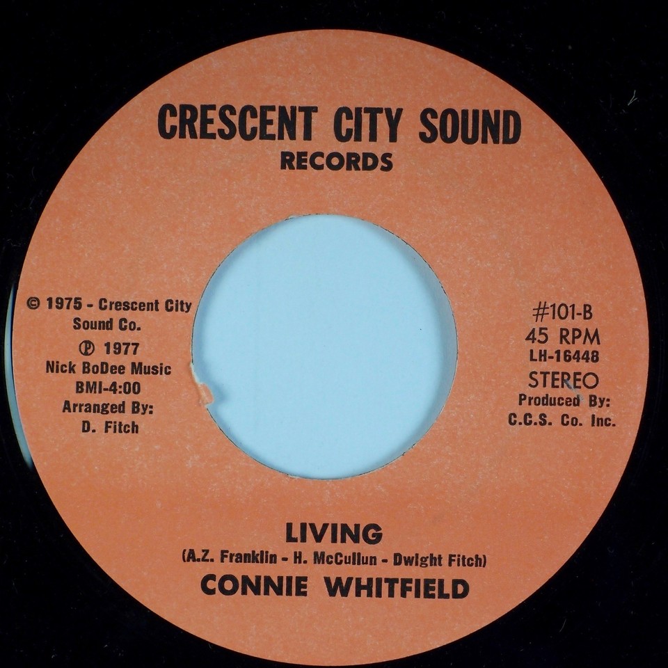 CONNIE WHITFIELD: Cause I Love You CRESCENT CITY North Carolina 70s Pop ...