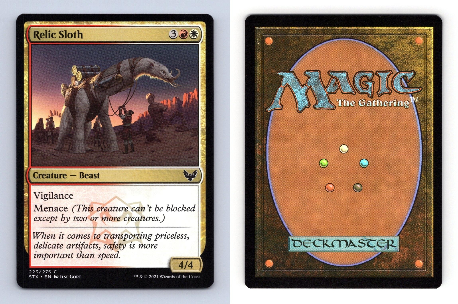 Relic Sloth #223/275 MTG Strixhaven Common 2021 TCG Card | eBay