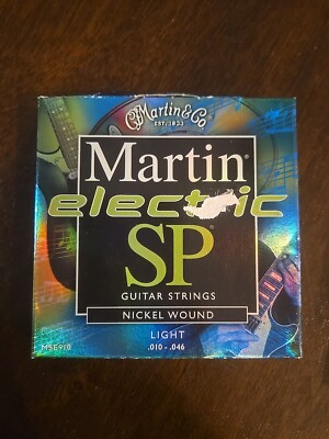 Martin & Co Electric SP Guitar Strings .010-.046 Light Nickel Wound | eBay