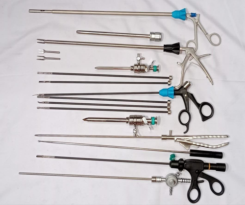 16Pc Laparoscopic Grasper Forceps Trocar L-Hook Spatula Endoscopy ...