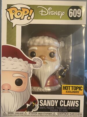 Nightmare Before Christmas Funko POP! Disney Sandy Claws Vinyl Figure ...