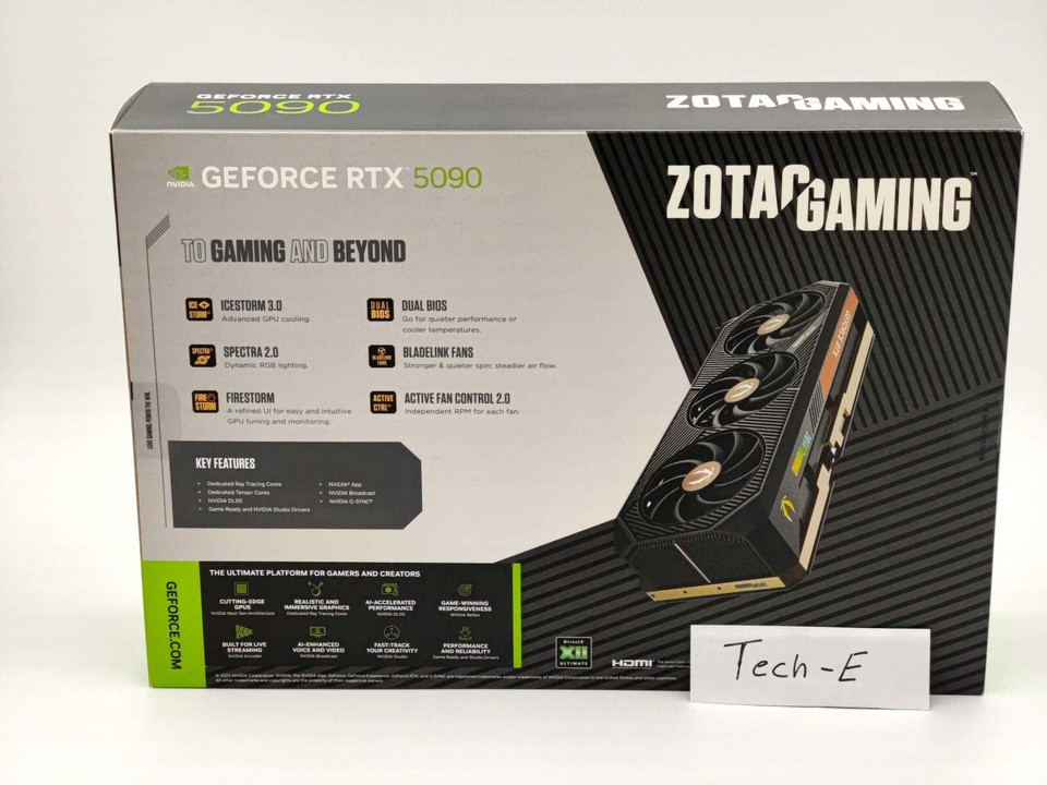 Zotac Nvidia GeForce RTX 5090 Solid OC 32gb Graphics Card New In Hand ...
