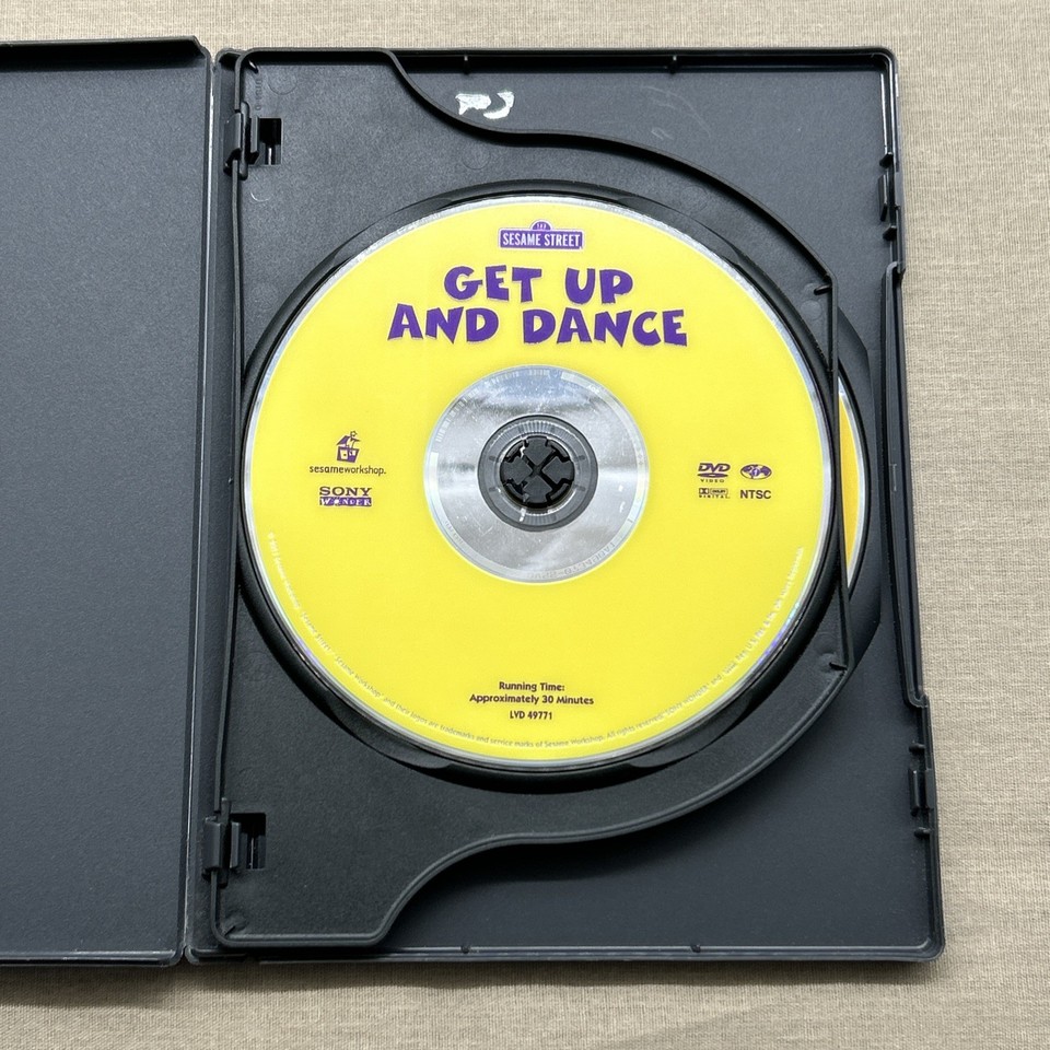 123 Sesame Street Get Up & Dance / Dance Along (DVD 2003 2-Disc) Big ...