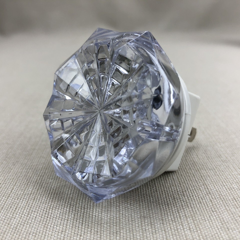 GE Snowflake Shape Night Light Clear w Wall Plug In General Electric | eBay