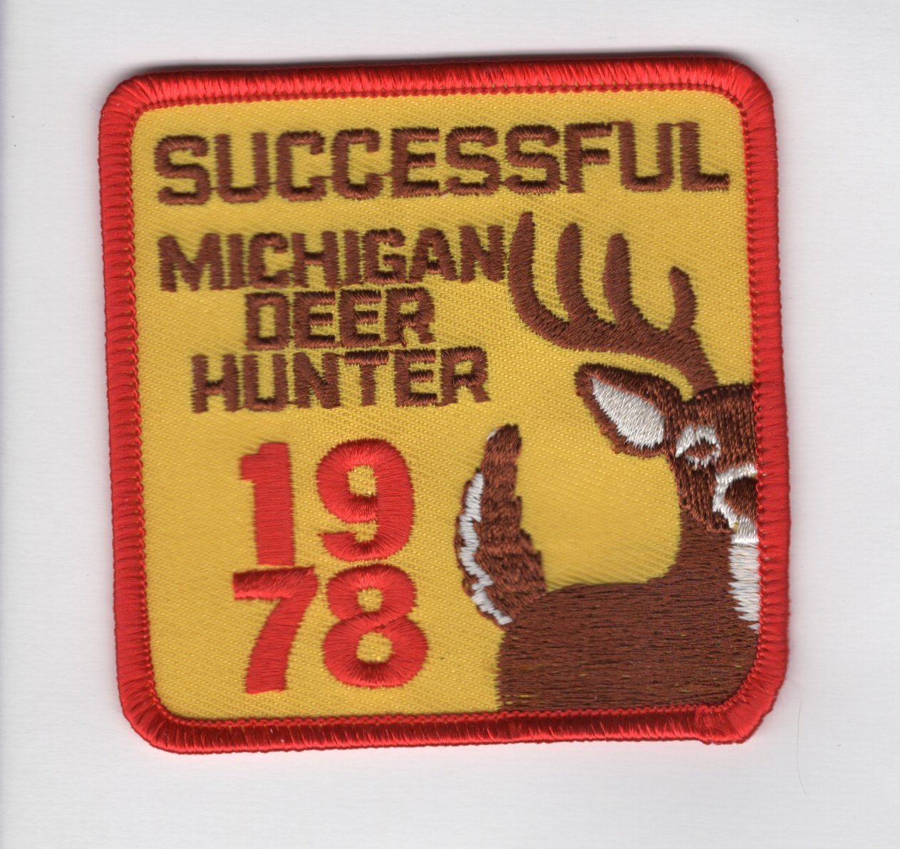 1978 Michigan Successful Deer Hunting Patch | eBay
