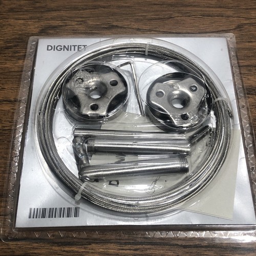 New IKEA DIGNITET Curtain Wire Stainless Steel 600.752.95 500cm 197" | eBay