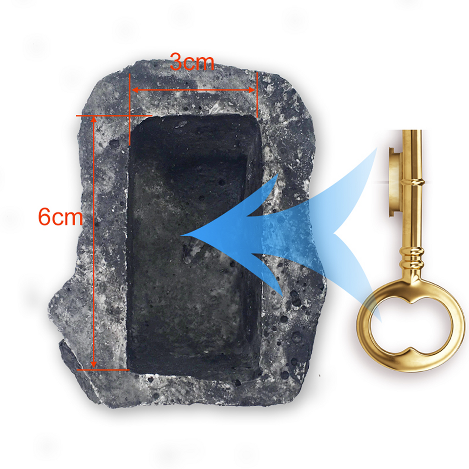 Realistic Resin Rock Key Hider – Hidden Spare Key & Geocaching ...