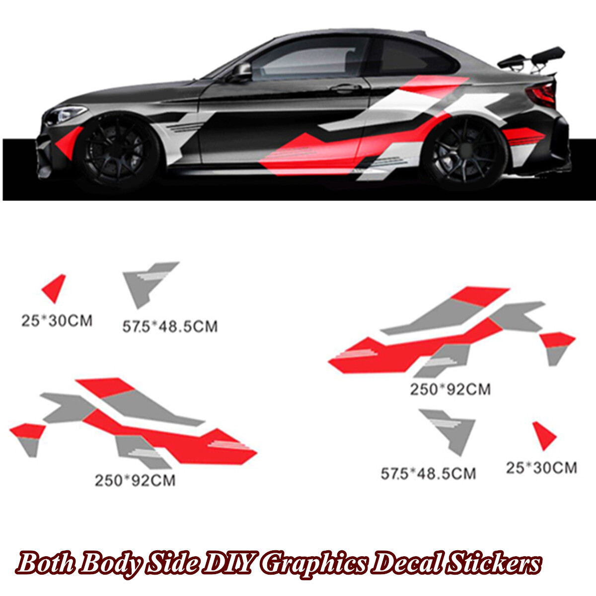 Racing Car Side Stickers