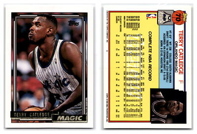 1992-93 Topps Gold #70 Terry Catledge - Orlando Magic | eBay