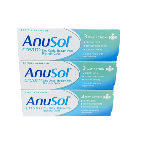 Anusol Hemorrhoids (Piles) Treatment Cream - 23G [LOT OF 3] | eBay
