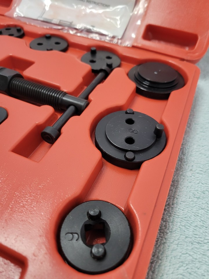 Harbor Freight Caliper Piston Compression Tool 11 Piece Set, Open Box ...