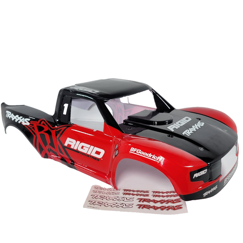 Fits Traxxas Unlimited Desert Racer UDR Red Black Body Rigid Edition ...
