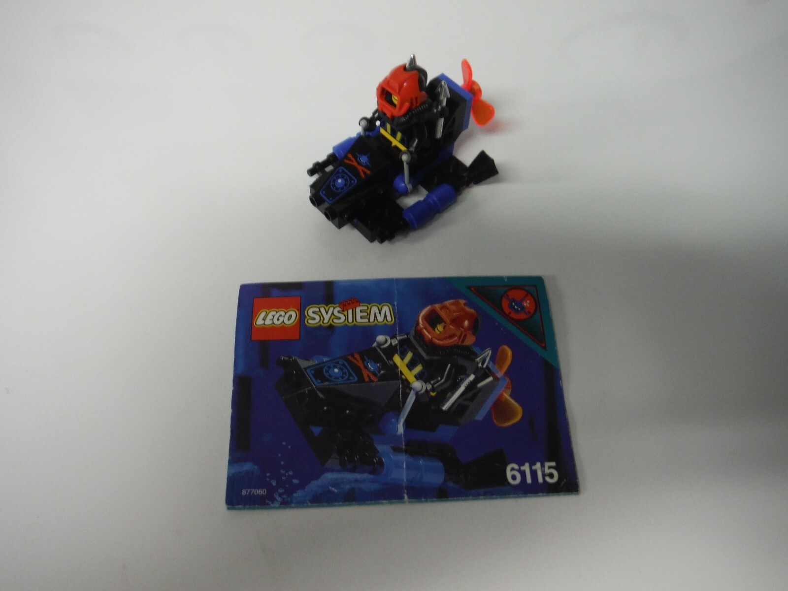 Lego System Aquazone Shark Scout 6115 COMPLETE w/ instructions no box ...