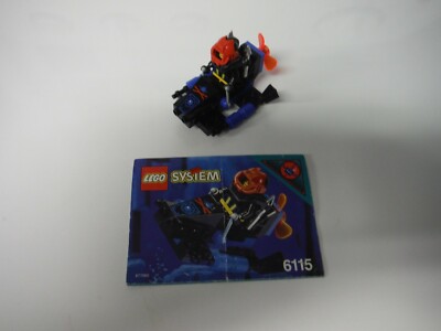 Lego System Aquazone Shark Scout 6115 COMPLETE w/ instructions no box ...