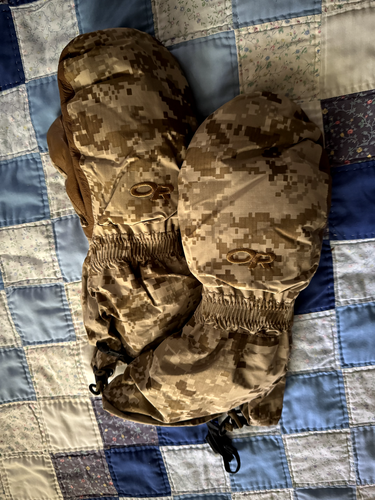 Outdoor Research Firebrand Mitts Gore-tex Mittens Leather AOR1 Navy ...