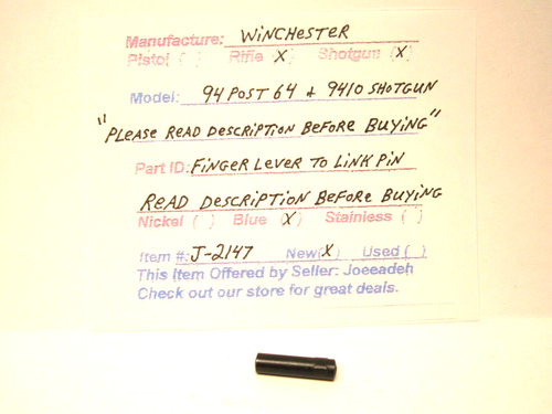WINCHESTER 94 POST 64 (FINGER LEVER LINK PIN- READ DESCRIPTION) (ITEM ...