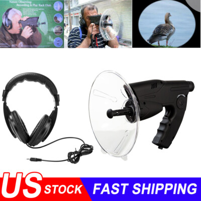 Parabolic Sonic Listening Device Microphone Amplifier Spy Bionic Ear ...