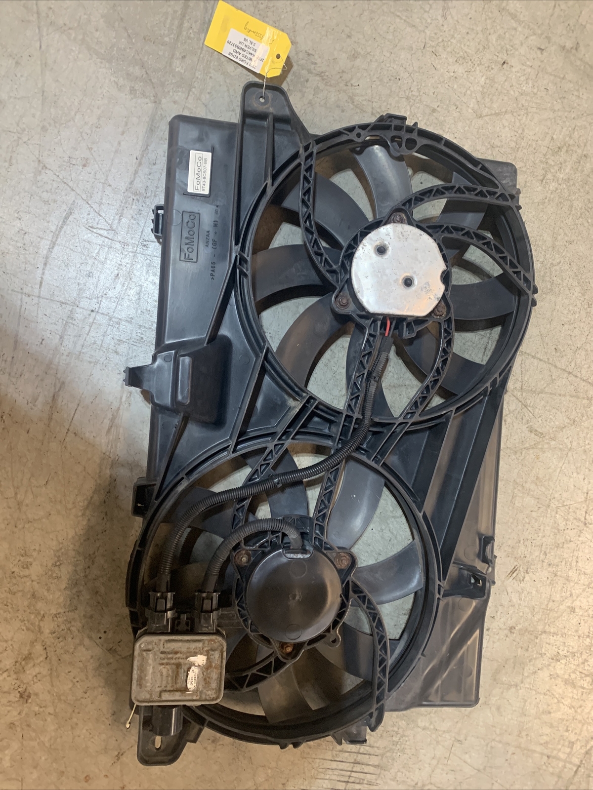 2007 12 2013 2014 2015 Ford Edge Lincoln MKX radiator cooling fan 7T43 ...