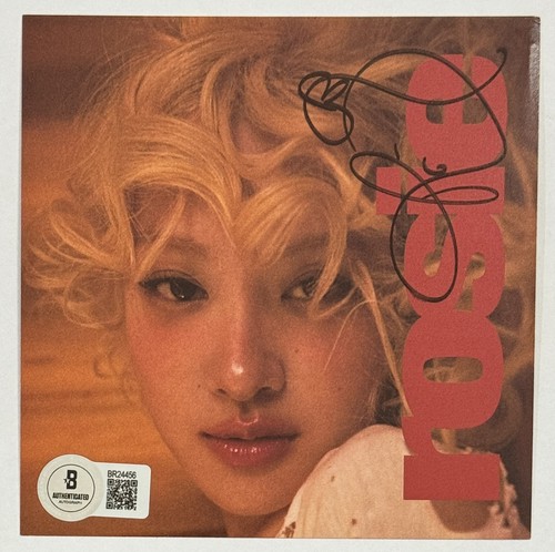 FRAMED Rose Blackpink Rosie CD & SIGNED Album Art Card Autograph ...