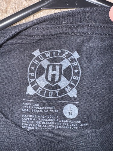 Howitzer Patriot Men’s Long Long Sleeve Shirt Size Large Thin Blue Line ...