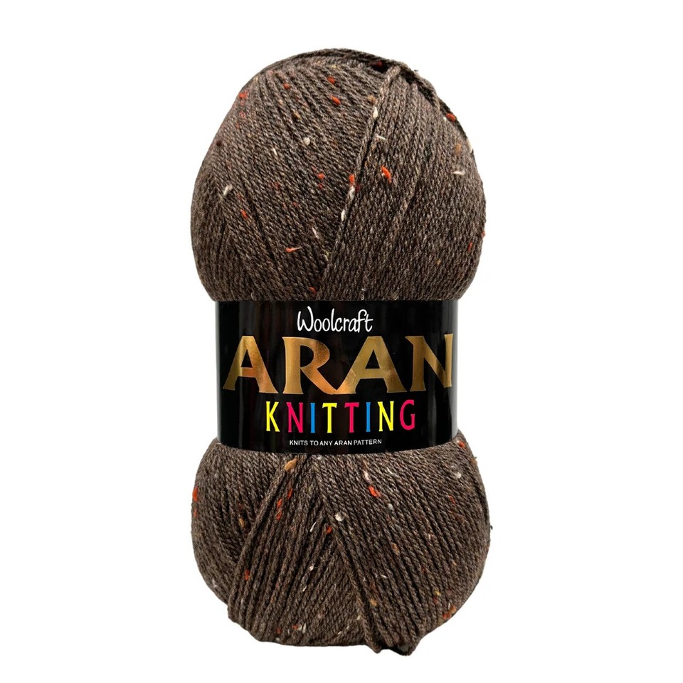 Aran Wool Woolcraft Aran 400g Knitting Yarn, Acrylic Or Wool Mix 40 ...