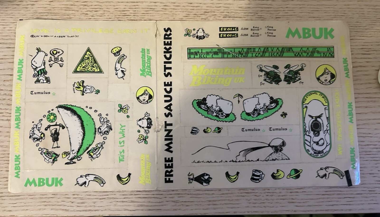 Mint Sauce Mbuk Stickers | eBay UK
