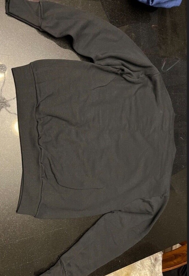 XFL Football New York/New Jersey Hitmen Black Crew Neck Long Sleeve ...