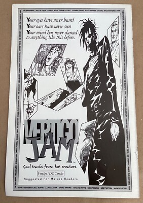 Vertigo Jam House Ad 1993 Print Ad promo 1990s comic book illustration ...