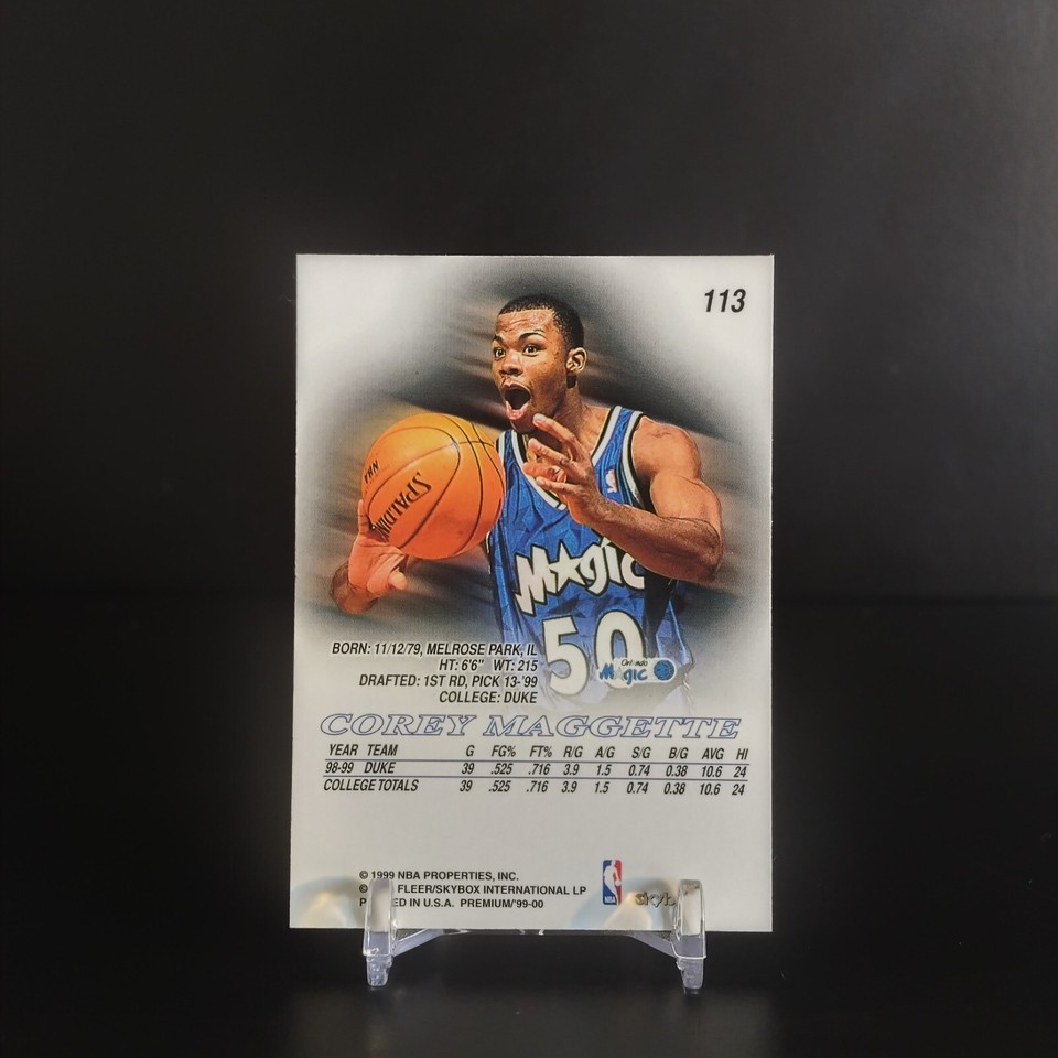 1999-00 SkyBox Premium Corey Maggette RC SP Variation #113 Orlando ...