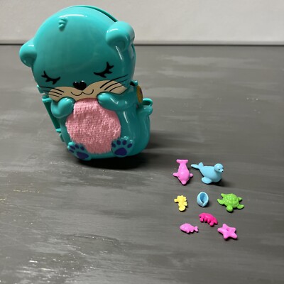 Polly Pocket Otter Aquarium Compact Aquarium with animals seal dolphin ...