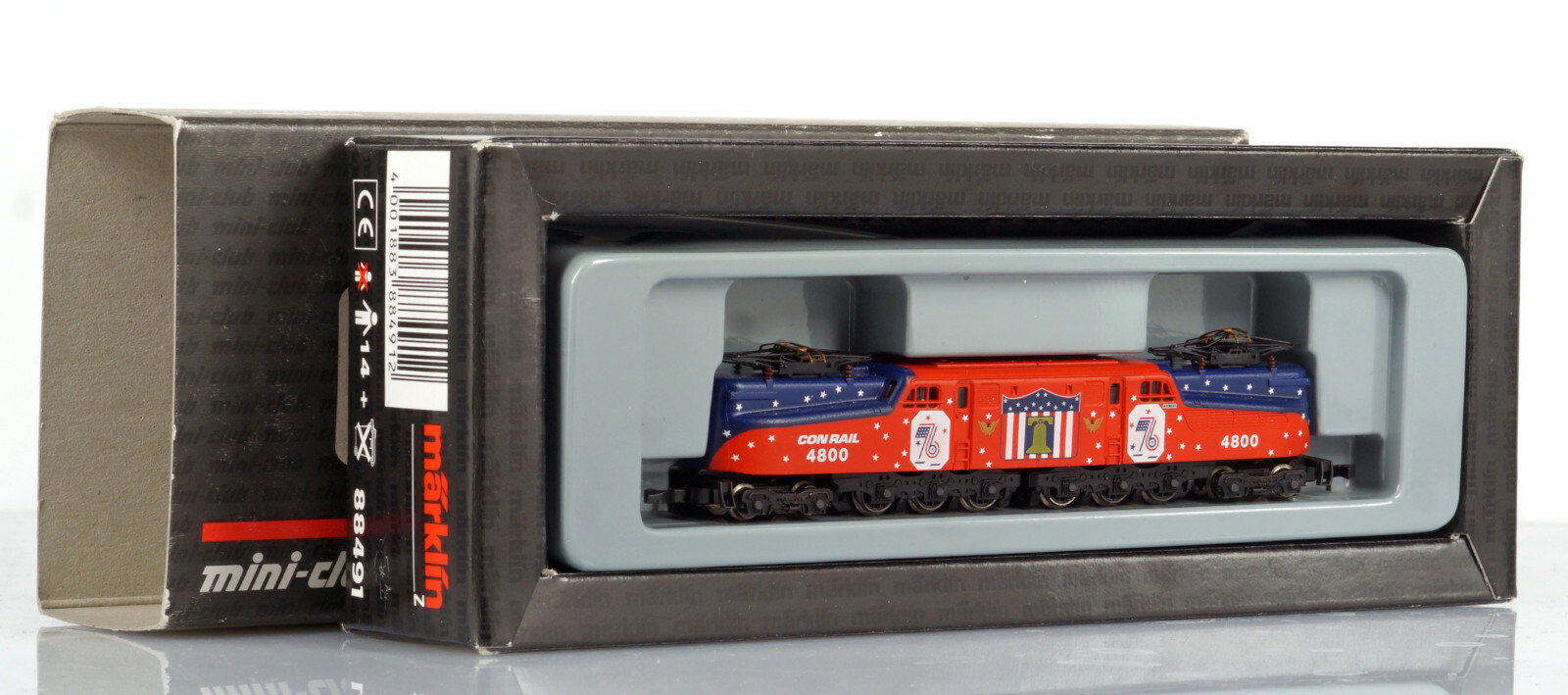 Marklin 88491 Conrail Z Scale 1776 Anniversary Gg1 Electric Locomotive ...