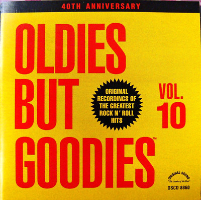 Oldies But Goodies, Vol. 10 by Various Artists - 40th Anniversary CD ...