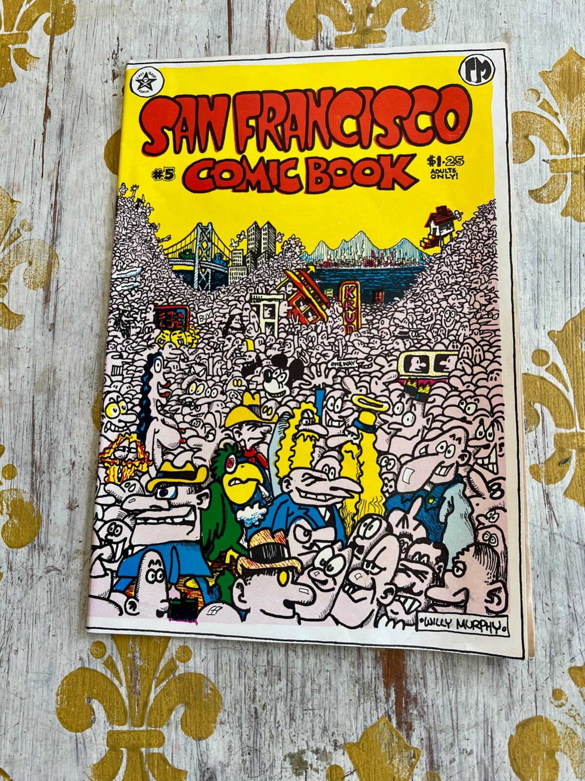 SAN FRANCISCO COMIC BOOK #5 Original 1979 Unused UNDERGROUND PRINT MINT ...