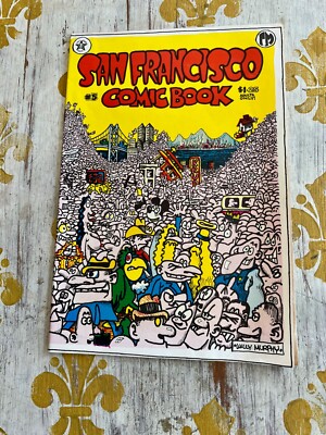 SAN FRANCISCO COMIC BOOK #5 Original 1979 Unused UNDERGROUND PRINT MINT ...
