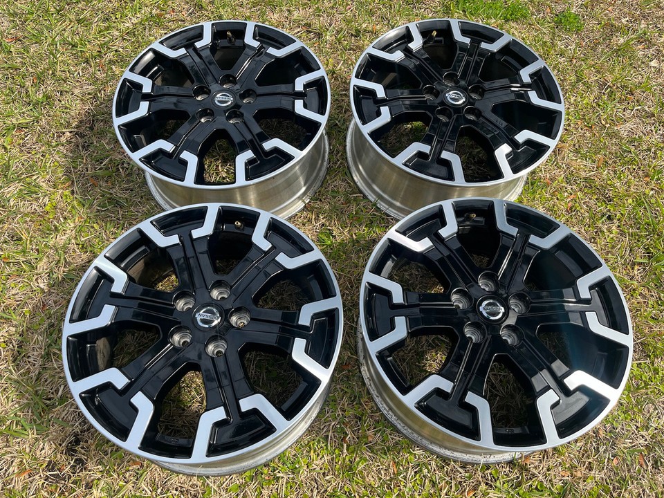 18" Nissan Pathfinder Gloss Black Wheels Rims Factory OEM Set 96469 | eBay