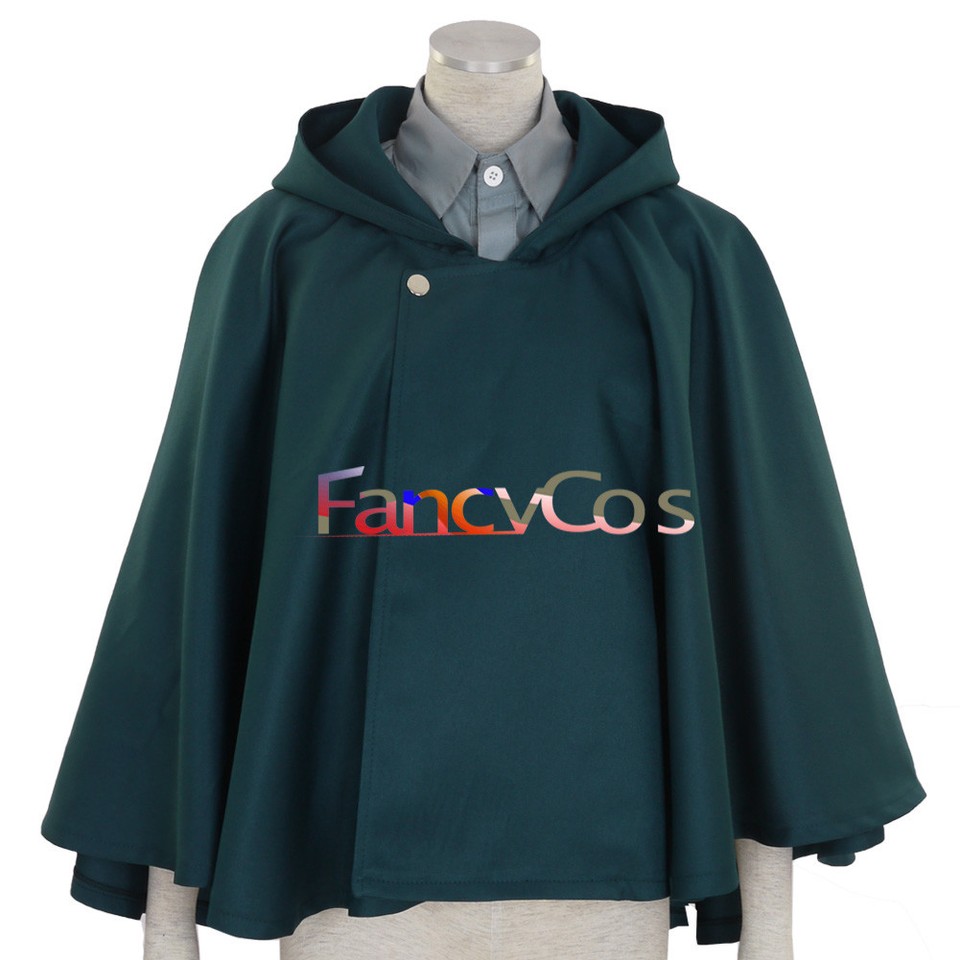 Attack on Titan Training Corps Cape Robes Cloak Eren Jaeger Cosplay ...