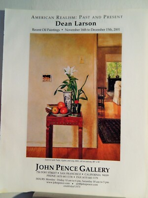 DEAN LARSON ART PIECE VTG ORIG 2001 ADVERTISEMENT | eBay